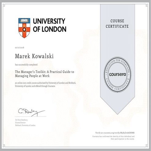 The Manager's Toolkit: A Practical Guide to Managing People at Work | PPT