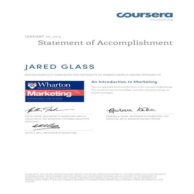 Coursera marketing 2014 | PDF