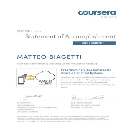 Programming Cloud Services for Android Handheld Systems | PDF