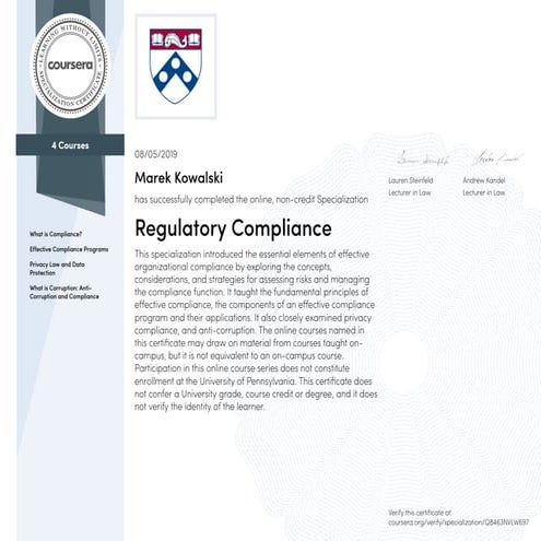 Regulatory Compliance | PDF