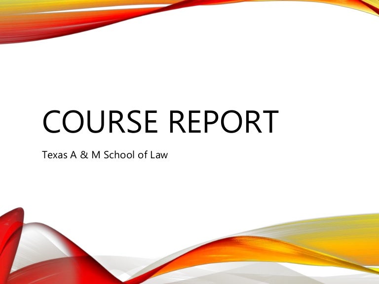 course-report