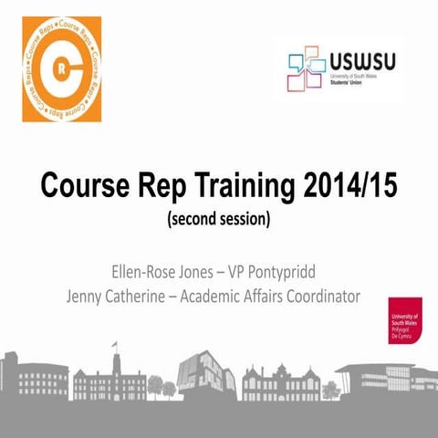 USW Course rep training | PPTX | Resume Writing and Advice | Job Search