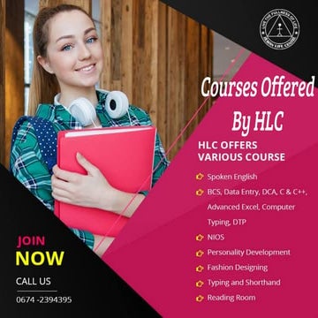 Courses offered by HLC | PPT