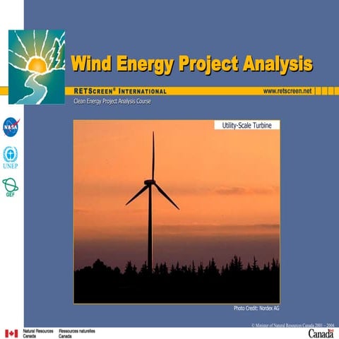 Wind Energy Project Analysis | PPT | Power and Energy Industry | Industries
