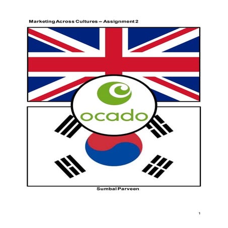 Cultural Analysis Report for Ocado | PDF