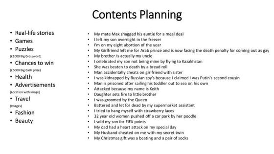 Website Production 1 Research | PPT