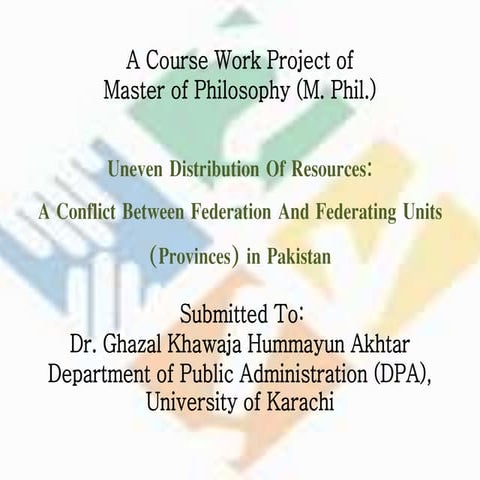 A Course Work Project Master of Philosophy (M. Phil.)-Organizational ...
