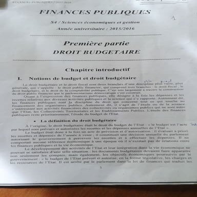 Cours finance publique s4 | PDF