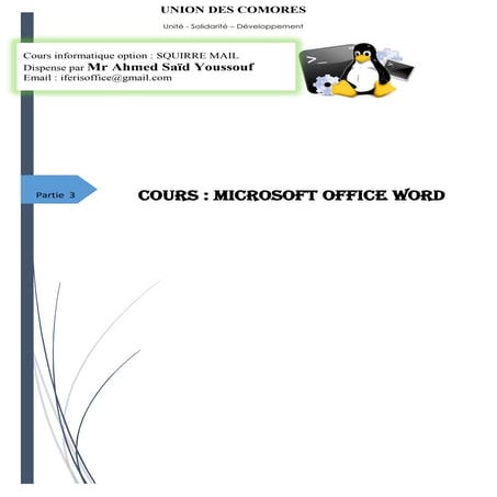 cours microsoft word2010 | PDF