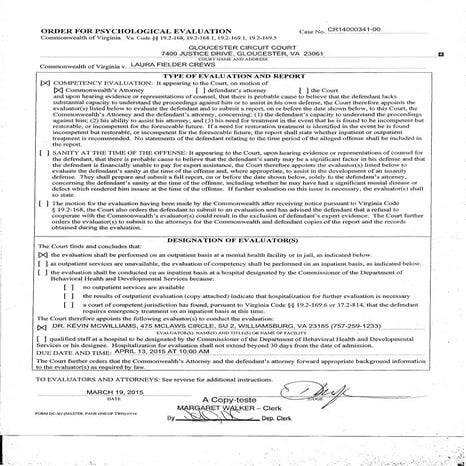Judge Sward's Outrageous Court Order, Portsmouth, VA Judge | PDF