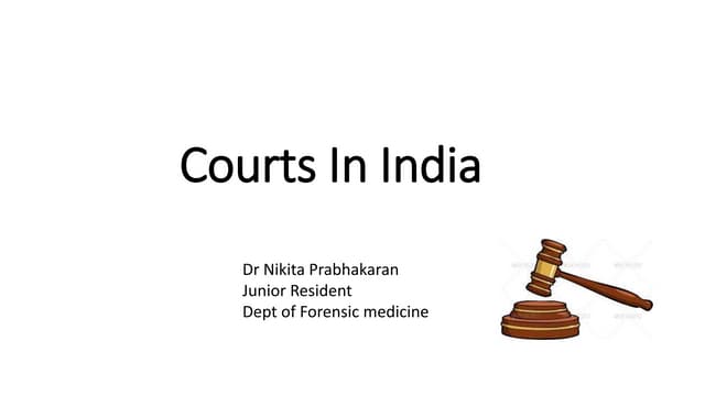 Types of courts | PPTX