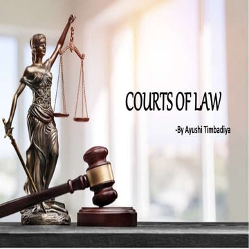 Types of courts | PPTX