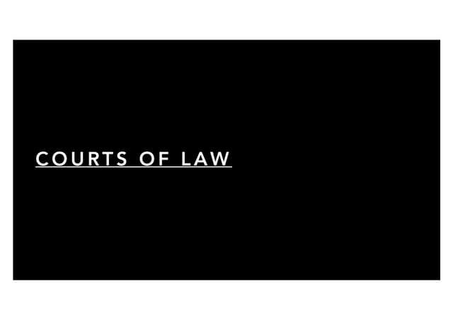 Types of courts | PPTX
