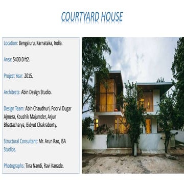 Case Study of Courtyard House - MaHi.pptx