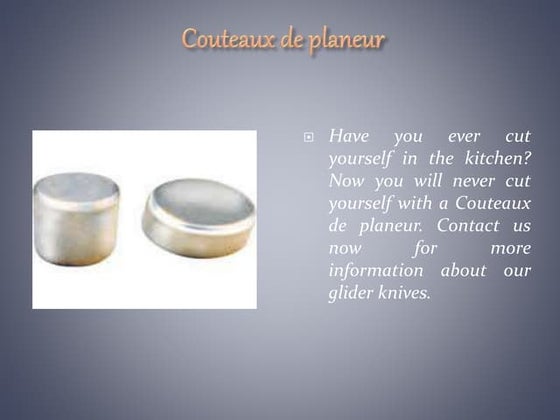 Couteaux de planeur | PPTX
