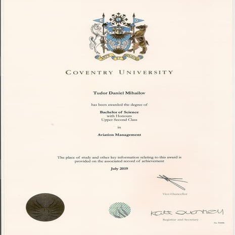 Coventry University Diploma | PDF