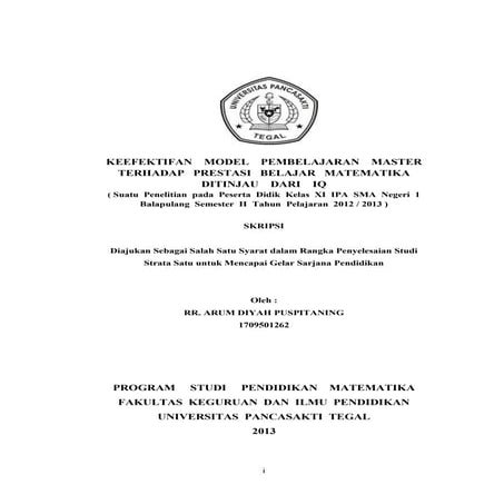 Cover Skripsi | DOCX