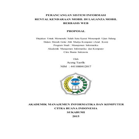 Cover Proposal | DOCX