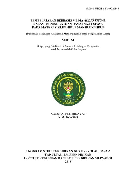 1. cover skripsi | PDF