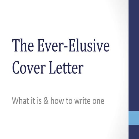 Cover letter-writing-1 | PPT | Free Download