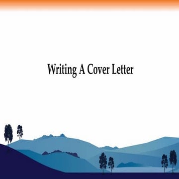 Professional Cover Letter for Geotechnical Engineering Report | PPTX