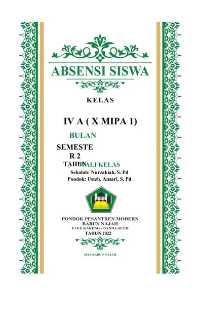 Struktur organisasi SDN COGREG 01 | PDF