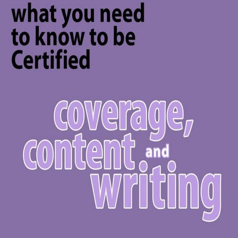 coverage & writing | PPT