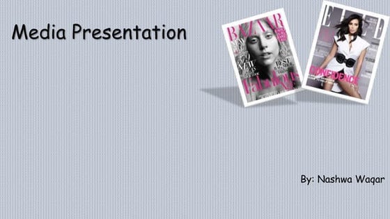 Magazine cover analysis | PPT