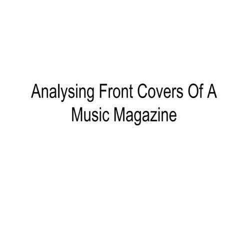 Cover analysis final | PPT