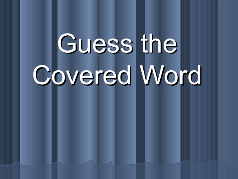 Covered Words covered-words
