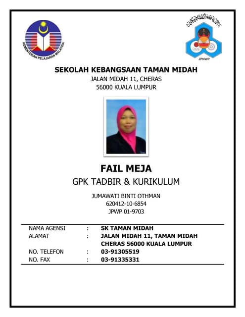 Fail Meja Guru Data | PDF