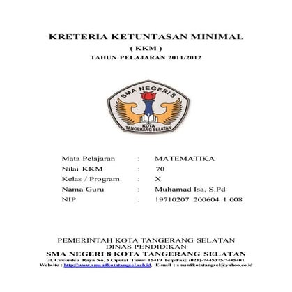 Cover kkm | DOCX