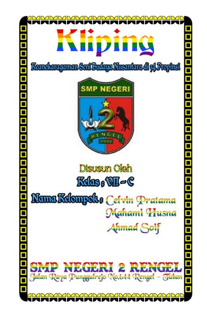 contoh Cover kliping sdn kebonagung 1 | DOCX