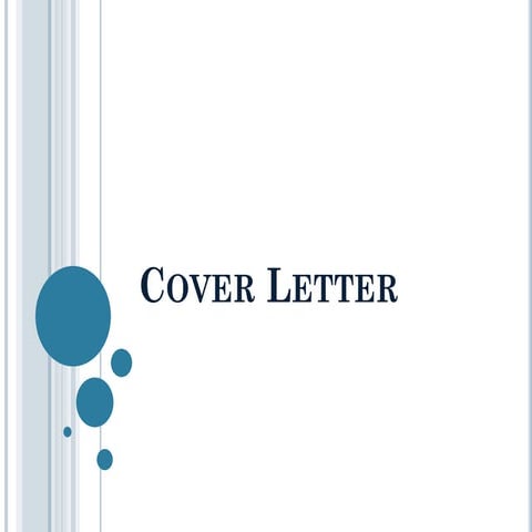 Cover letter | PPTX