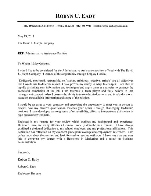 A. Cosby Letter of Recommendation | PDF