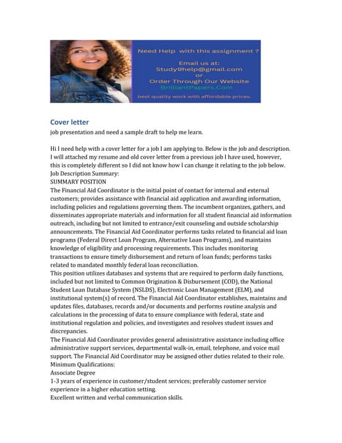 Cover Letter 03 | PDF