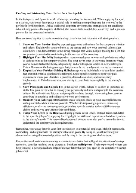 How To Write A Reflective Cover Letter | PDF