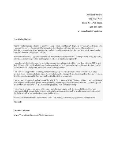WCP Letter of Rec | PDF