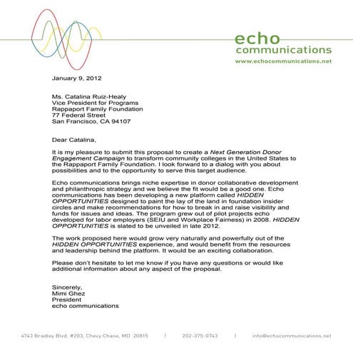 Cover letter_RFF proposal | DOC