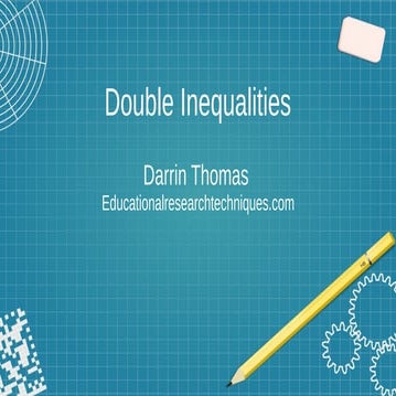 Double Inequalities | PPT