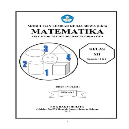 Cover modul & lks mat kls 3 | PDF