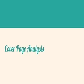 Magazine cover-analysis | PDF