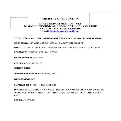 cover page educational document.document | PDF