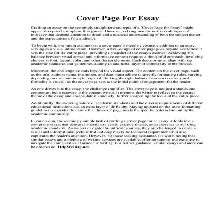 Cover Page For Essay.pdf