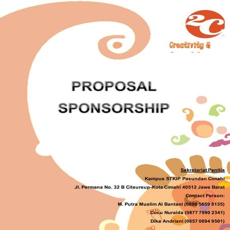 Cover proposal sponsorship | DOCX