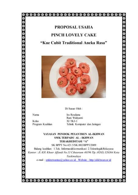 Contoh Proposal (Cutting Sticker dan Design Graphi )Usaha PMW 2012 | DOCX