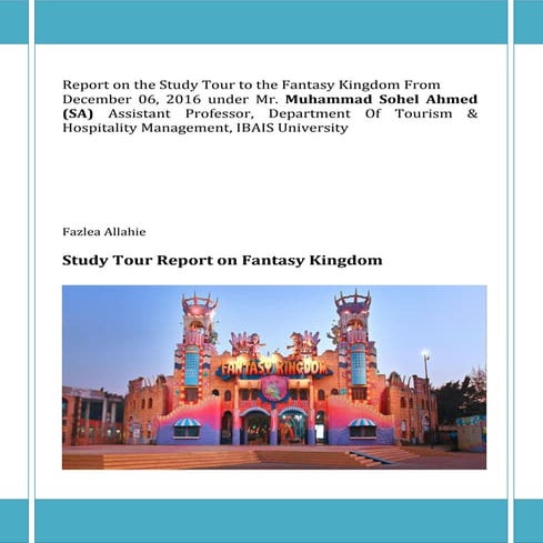 Resort Development Cover | PDF