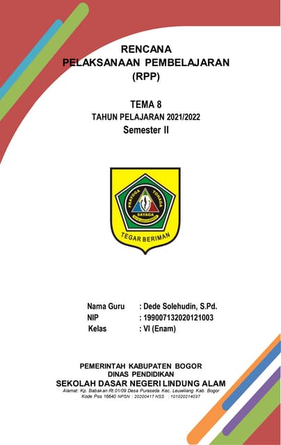 Modul Ajar PAI Kelas 6 Kurikulum Merdeka | PDF