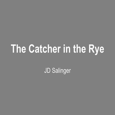 Covers The Catcher in the Rye | PPT