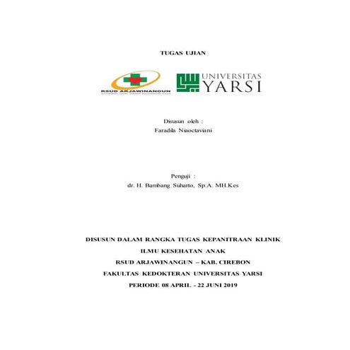 Cover tugas ujian | PDF